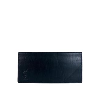 Saint Laurent Portefeuille allong&eacute; Pre-owned - Femme - Pre-owned - Bleu - Taille: ONE Size