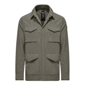 Bomboogie Homme, Vestes, Beige, Taille: L Veste en coton/nylon avec col