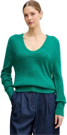 Benetton Damen, Strickwaren, Gr&uuml;n, XLGr&ouml;&szlig;e