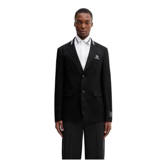 Fred Perry Blazer D&eacute;contract&eacute; - Homme - Vestes - Noir - Taille: M