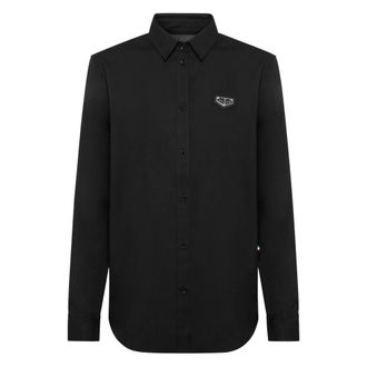 Philipp Plein Damen, Blusen & Hemden, Schwarzk, SGr&ouml;&szlig;e