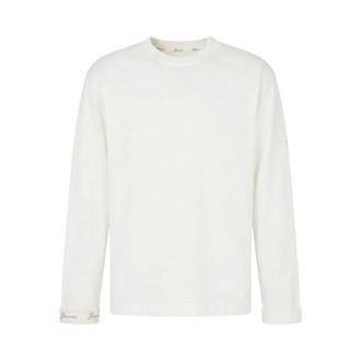 Jacquemus Homme, Tops, Blanc, Taille: XL Le T-shirt Rond Carr&eacute; ML