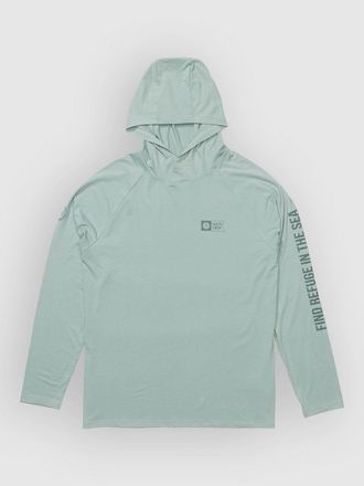 Salty Crew Mariner Hood Tech Longsleeve Lycra bleu