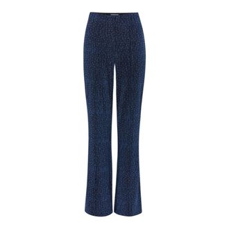 Lollys Laundry Pantalon Droit - Femme - Pantalons - Bleu - Taille: 42 FR