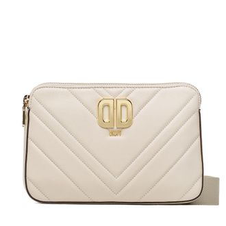 DKNY Handtasche DKNY Delphine Dbl Zip Cbo R23EBG29 &Eacute;cru