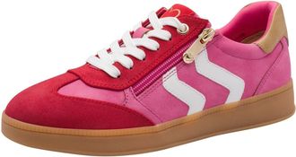Marco Tozzi Marco Tozzi Damen Sneaker weiches Feel Me Wechselfu&szlig;bett weiches Innenfutter Vegan Modern, pink (PINK Comb), 38 EU