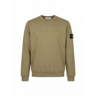 Stone Island Rundhals-Sweatshirt - - Sweatshirts & Hoodies - Herren - Gr&uuml;n - L