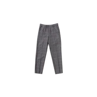 PESERICO Schlanke Hose mit Muster - - Trousers - Damen - Grau - M