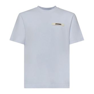 Jacquemus Homme, Tops, Bleu, Taille: 2XL T-Chemises