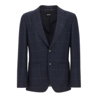 HUGO BOSS Hutson Blazer - Homme - Vestes - Bleu - Taille: S