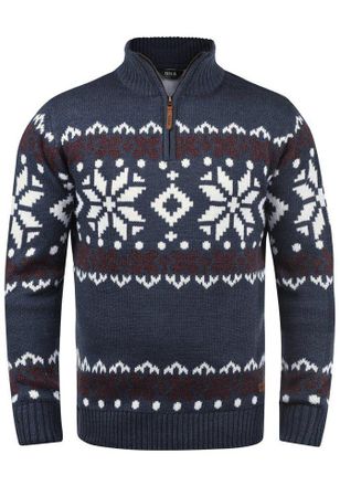 Solid Troyer SDNorwin Strickpulli mit Norweger Strickmuster