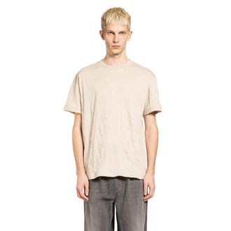Giorgio Brato Crinkled Cotton Nylon Jersey T-Shirt