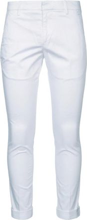 Dondup Homme, Pantalons, Blanc, Taille: W31 Slim-fit Pantalons