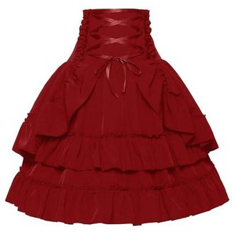 Generic Jupe Plissée Carreaux Jean Fleurie Élastiquée Carreaux Fourreau Plissées Côtelée Sequins Voile Viscose Jogging Poche Originale Paréo Foulard Cloche St