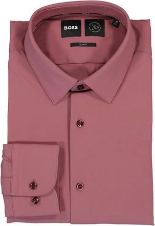 HUGO BOSS Herren Hemd violett Slim Fit