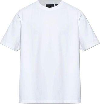 Canada Goose Homme, Tops, Blanc, Taille: XL T-shirt avec Logo Patch