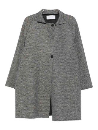 Harris Wharf London Manteau Court - Blanc