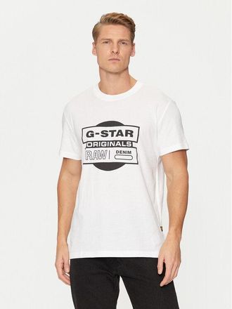 G-Star T-Shirt Originals D25443-8415 Weiß Regular Fit