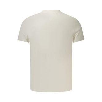 Tommy Hilfiger Logo-Embroidered Cotton T-Shirt - White