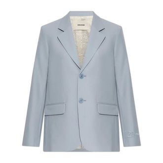 Zadig&Voltaire Femme, Vestes, Bleu, Taille: 34 FR Vanille Blazer