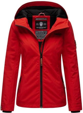Marikoo Outdoorjacke Brombeere sportliche &Uuml;bergangsjacke mit Kapuze