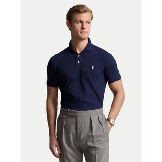 Polo Ralph Lauren Poloshirt 710941439003 Dunkelblau Custom Slim Fit