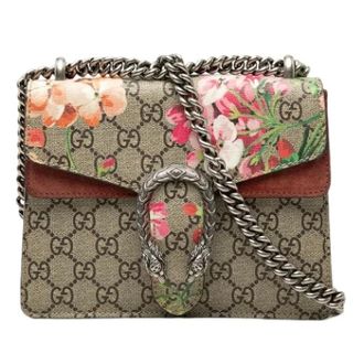 Gucci Sac bandouli&egrave;re vintage Pre-owned Blooms - Femme - Pre-owned - Beige - Taille: ONE Size