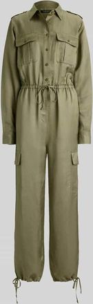 Lauren Ralph Lauren Relaxed Fit Jumpsuit aus Viskose-Leinen-Mix