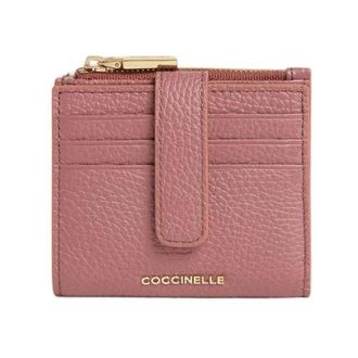 Coccinelle Metallic Soft Wallet - - Accessories - Damen - Rosa - ONE SIZE