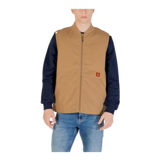 Vans Gilet de travail zipp&eacute; - Homme - Vestes - Beige - Taille: XL