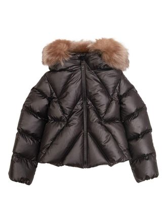Moncler Boys Down Jacket Black Padded