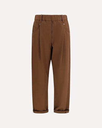 Brunello Cucinelli Cotton Pants Female 40
