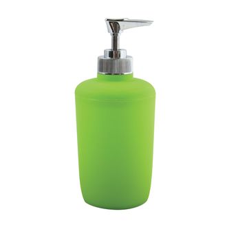 MSV 140995 Seifenspender, Kunststoff Chrom/Polypropylen gr&uuml;n 480 C 310 ml, PVC, Vert 480c, 12 cm