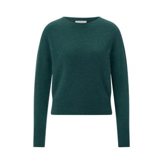 Rich & Royal Rich & Royal - Pull Col Bateau Manches Longues Douillet - Femme - Pulls - Vert - Taille: 46 FR