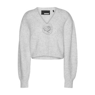 Rotate Bianco Woll Alpaka Pullover Aw25 - - Knitwear - Damen - Grau - L