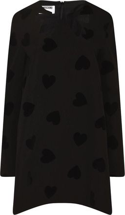 Moschino Robe Au Genou - Noir