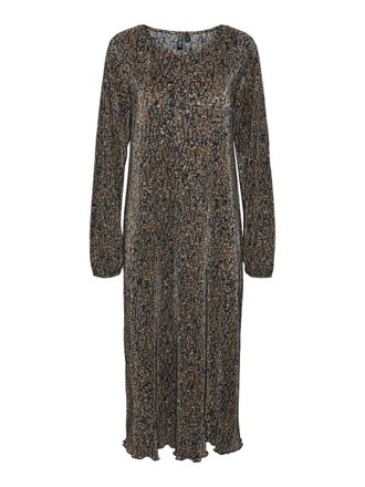 Pieces PCJOHANNE LS O-Neck MIDI Dress