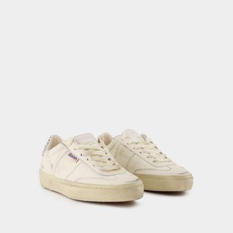 Golden Goose Soul Star Sneakers - Golden Goose Deluxe Brand - Leder - Wei&szlig;/Silber