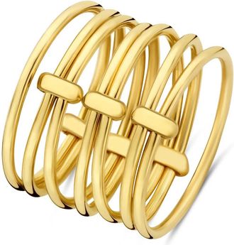 Isabel Bernard Ring - Cour dHonneur Adora 585 Gold Ring - Gr. 50 - in Gold - für Damen