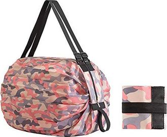 Generic Sac de courses r&eacute;utilisable pliable en nylon respectueux de lenvironnement lavable en tissu ind&eacute;chirable pour voyage, vacances, camping, randonn&eacute;e, pl