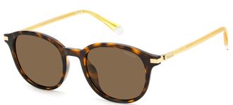 Polaroid Pld 4148/g/s/x 086/SP HAVANA Sunglasses Unisex Polycarbonate, Standard, 50