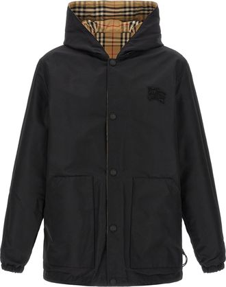 Burberry Reversible Burberry Check Jacket - Beige