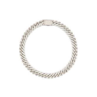 Darkai Cuban Embellished Choker Necklace