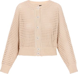 Dreimaster Dreimaster Strickjacke Frauen Beige