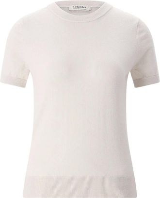 Max Mara Femme, Pulls, Beige, Taille: 40 FR Maille ras du cou