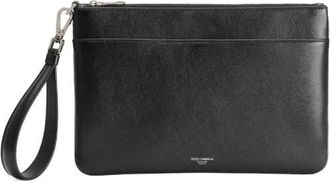 Dolce & Gabbana Calfskin Necessaire - - Bags - Herren - Schwarzk - ONE SIZE