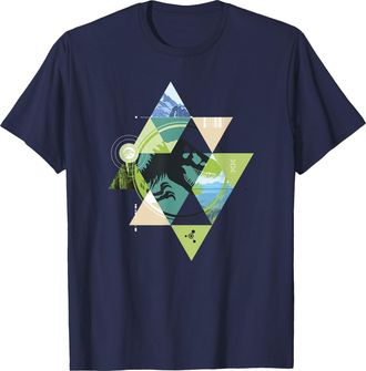 Jurassic Park Dominion Triangular T-Rex Greens T-Shirt