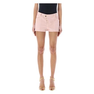 Tom Ford Iced Pink Asymmetrische Denimshorts - - Shorts - Damen - Rosa - W25