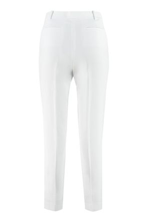 Michael Michael Kors Womens White Crepe Lined Trousers Trouser Suits