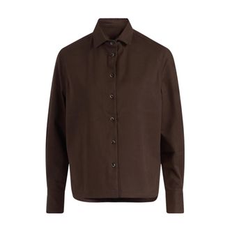Nine In The Morning Tristan Rundhals-Shirt - - Blouses & Shirts - Damen - Braun - XS